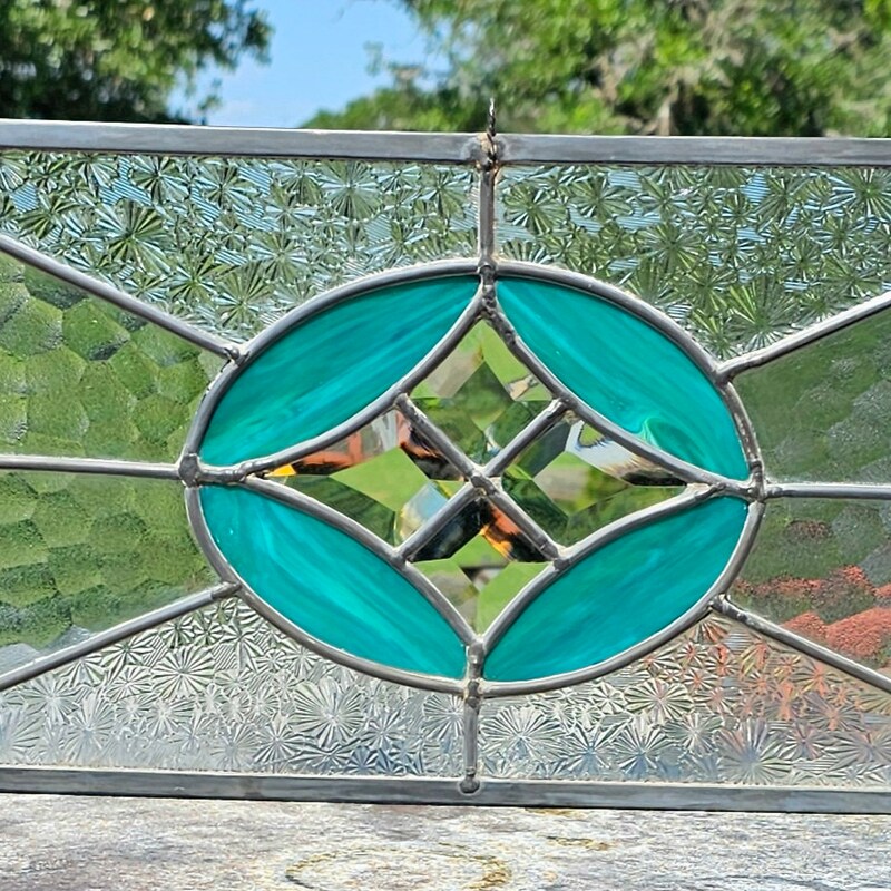 Leaded Glass Panel - Etsy
