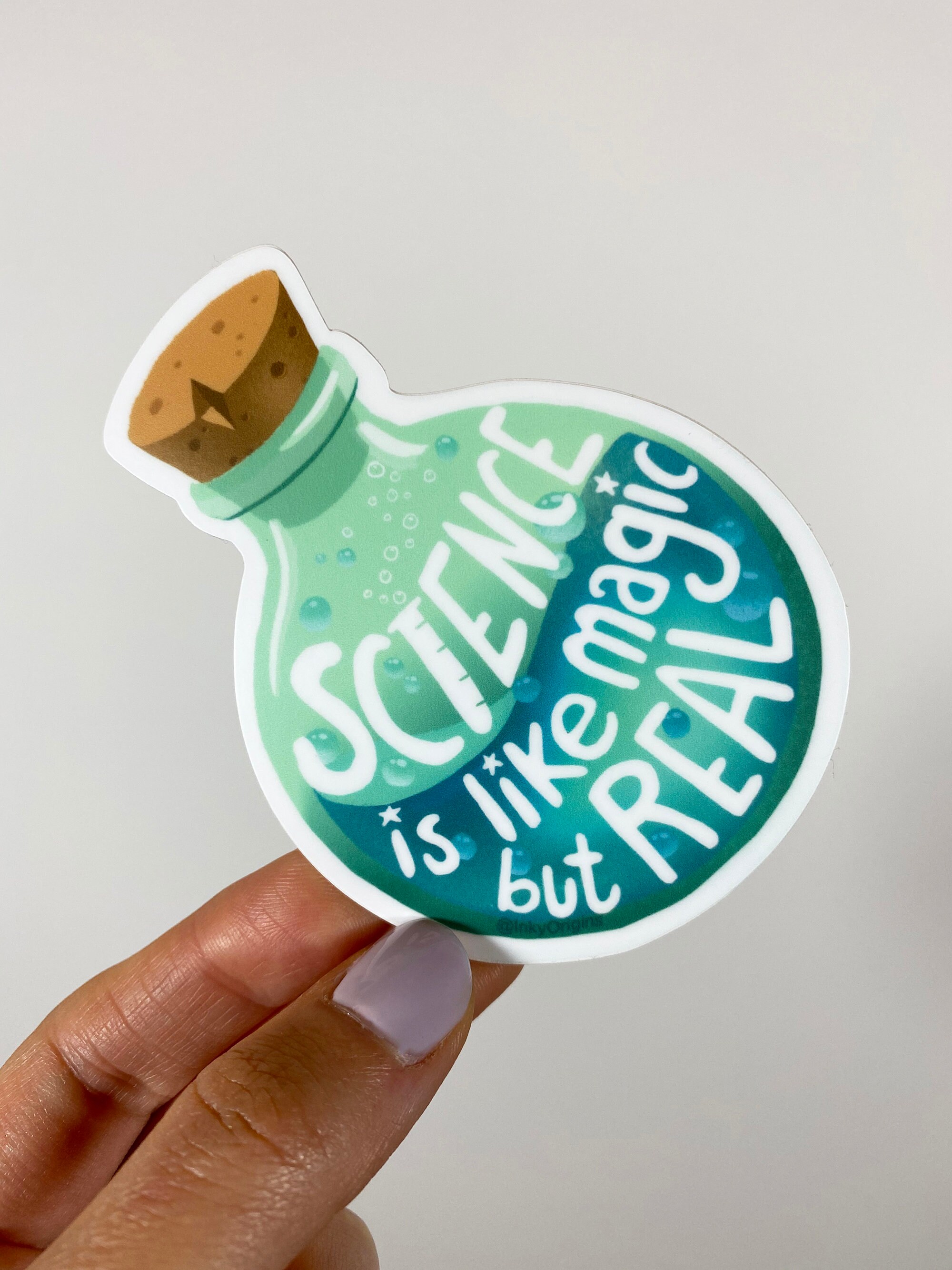 Science is like Magic but Real Vinyl Sticker Magic Potion | Etsy