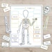 Printable Skeleton Activity Pack, Coloring Page, Kids Learning Science ...