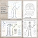 Printable Skeleton Activity Pack, Coloring Page, Kids Learning Science ...