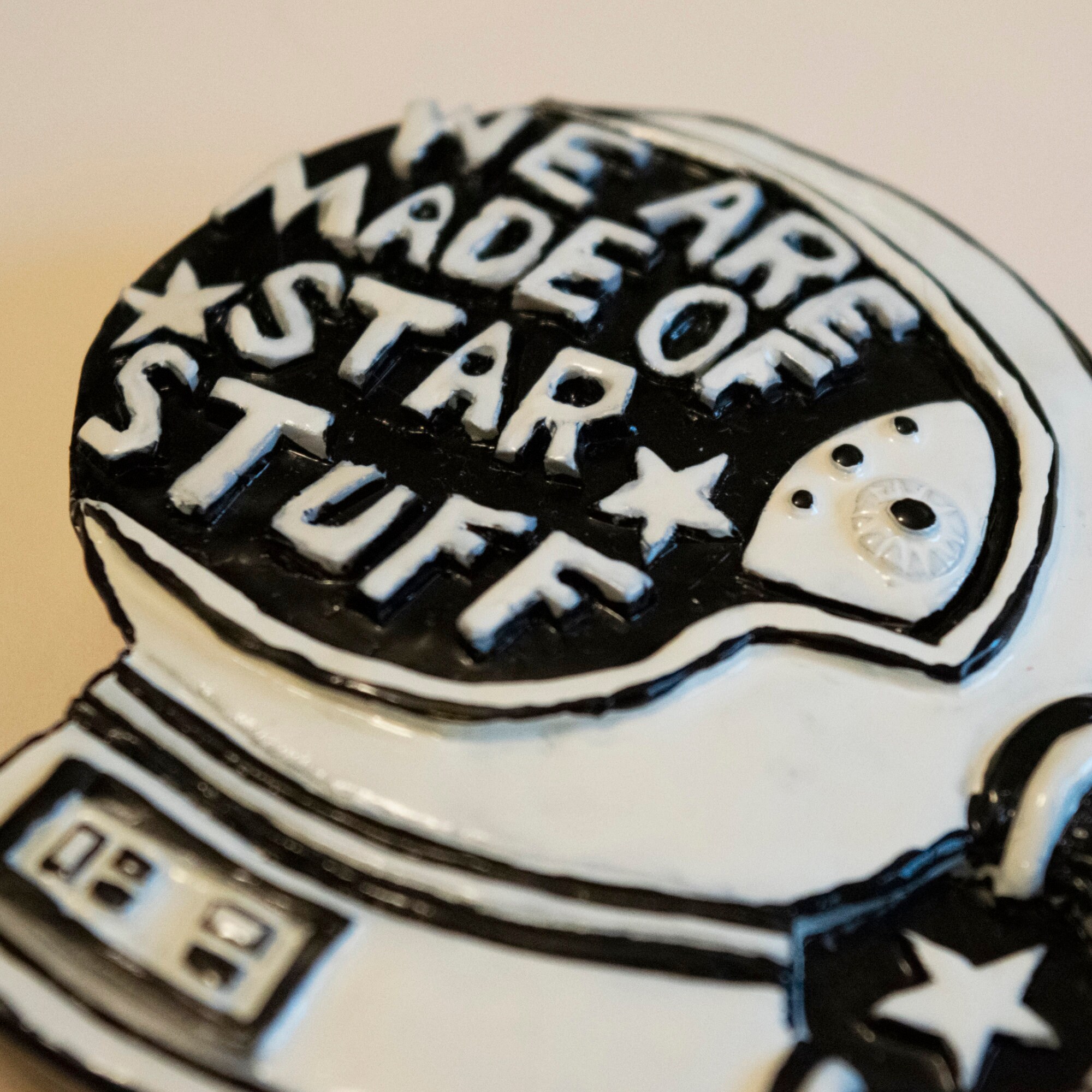 We Are Made of Star Stuff Magnet Astronaut Helmet Space - Etsy