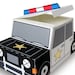 Plucky Police Car Gift Box Printable Favor/treat Box - Etsy