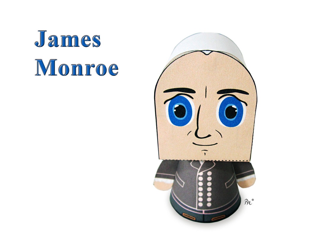 President James Monroe Paper Toy Model W/movable Parts - Etsy
