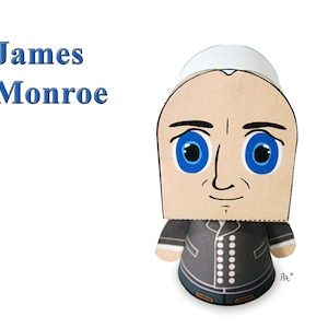 President James Monroe Paper Toy Model W/movable Parts - Etsy