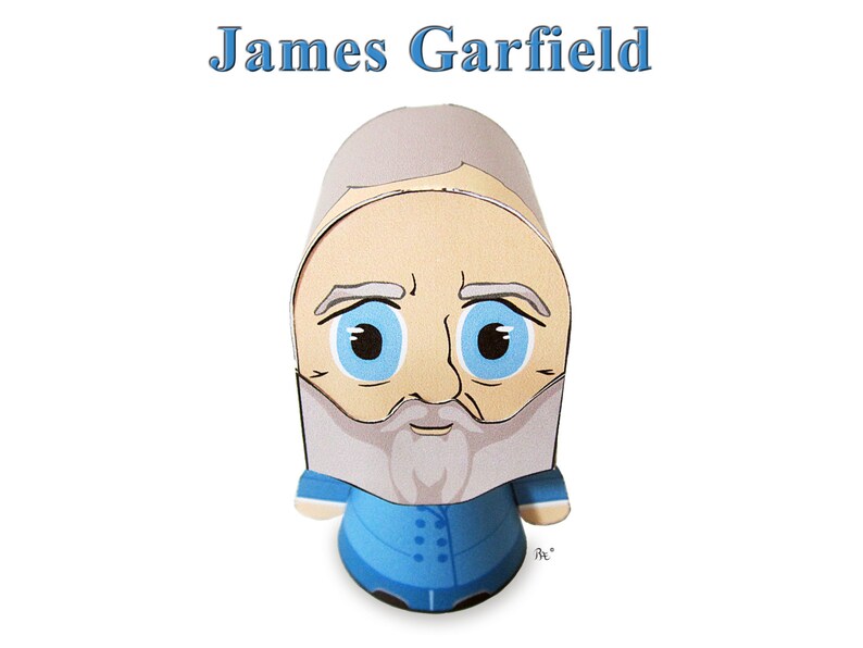 President James Garfield Paper Toy Model W/movable Parts - Etsy