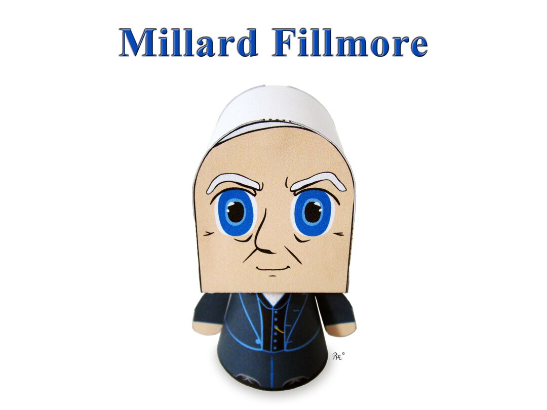 President Millard Fillmore Paper Toy Model W/movable Parts - Etsy