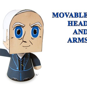 President Millard Fillmore Paper Toy Model W/movable Parts - Etsy