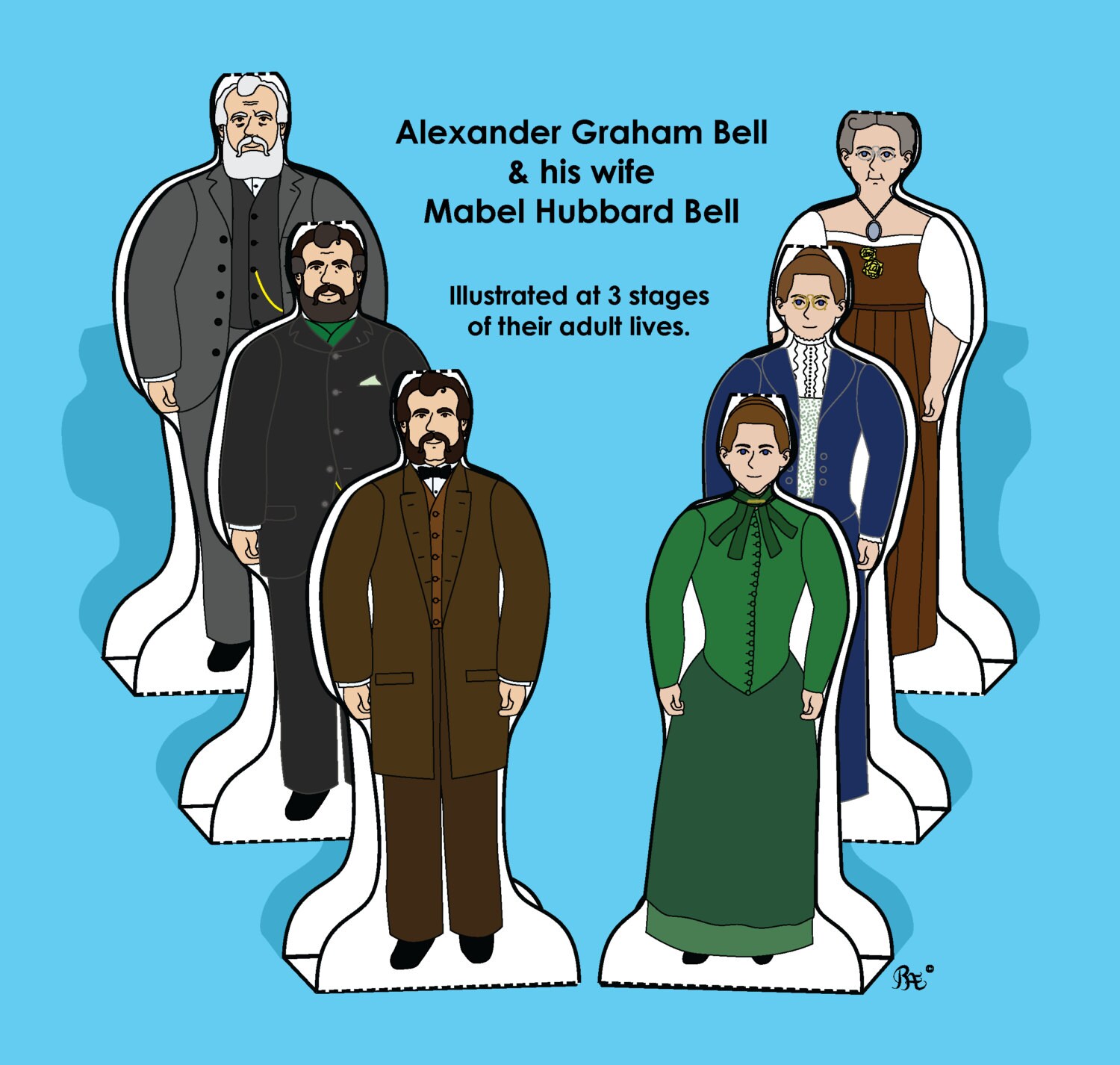 Alexander Graham Bell Paper Toy Educational Playset - Etsy