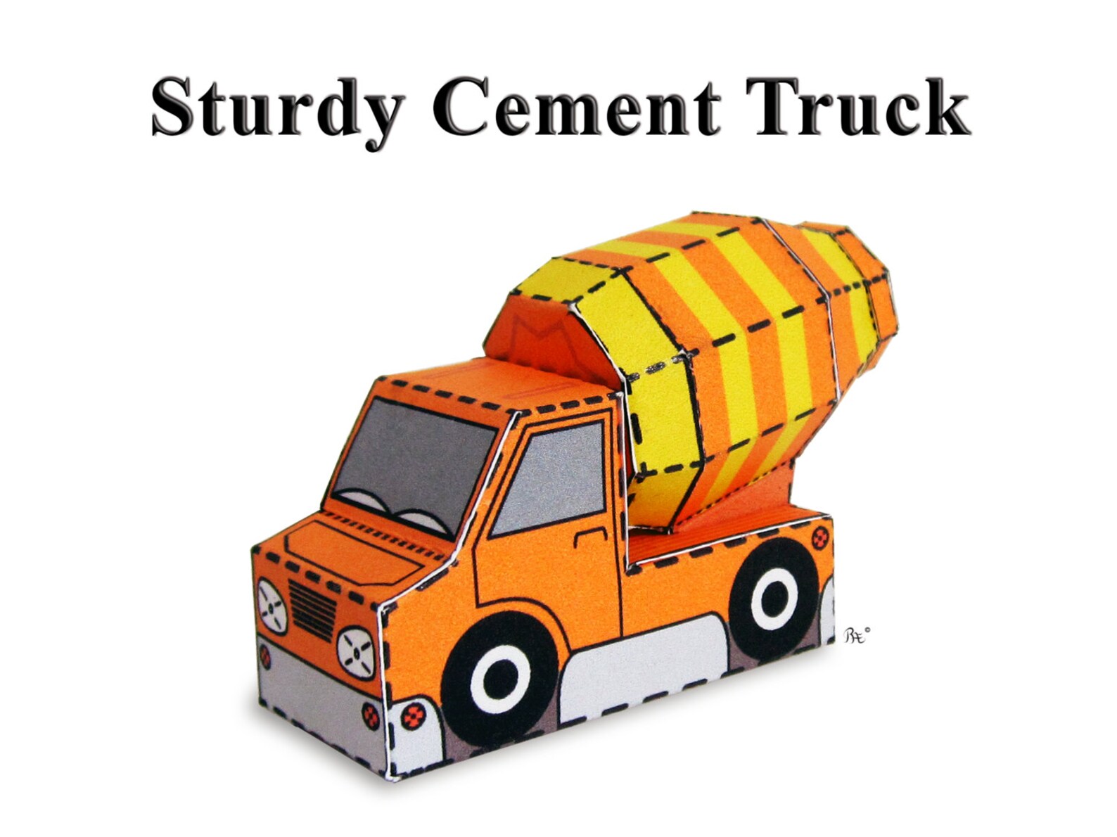 Construction Vehicles Paper Toy Vehicle Models Set of 3 - Etsy