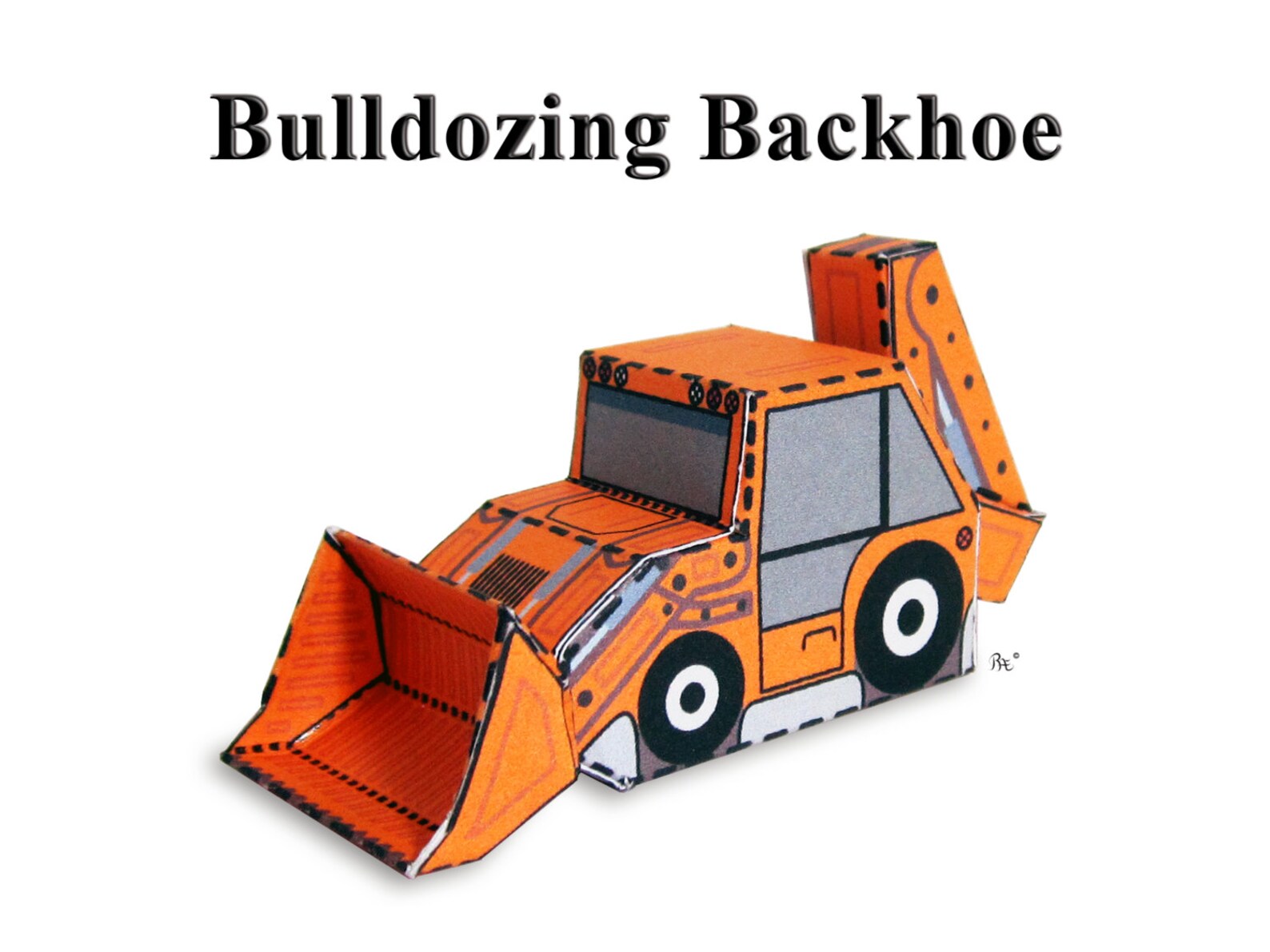 Construction Vehicles Paper Toy Vehicle Models Set of 3 - Etsy