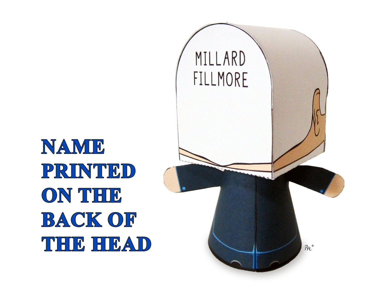 President Millard Fillmore Paper Toy Model W/movable Parts - Etsy