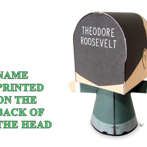 President Theodore Roosevelt Paper Toy Model W/movable Parts - Etsy