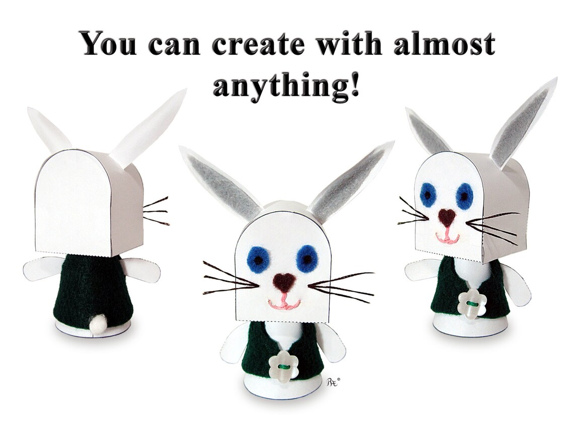 Blank Paper Toy Model Base W/movable Parts - Etsy