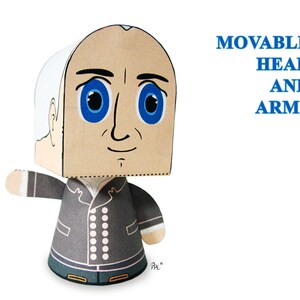 President James Monroe Paper Toy Model W/movable Parts - Etsy