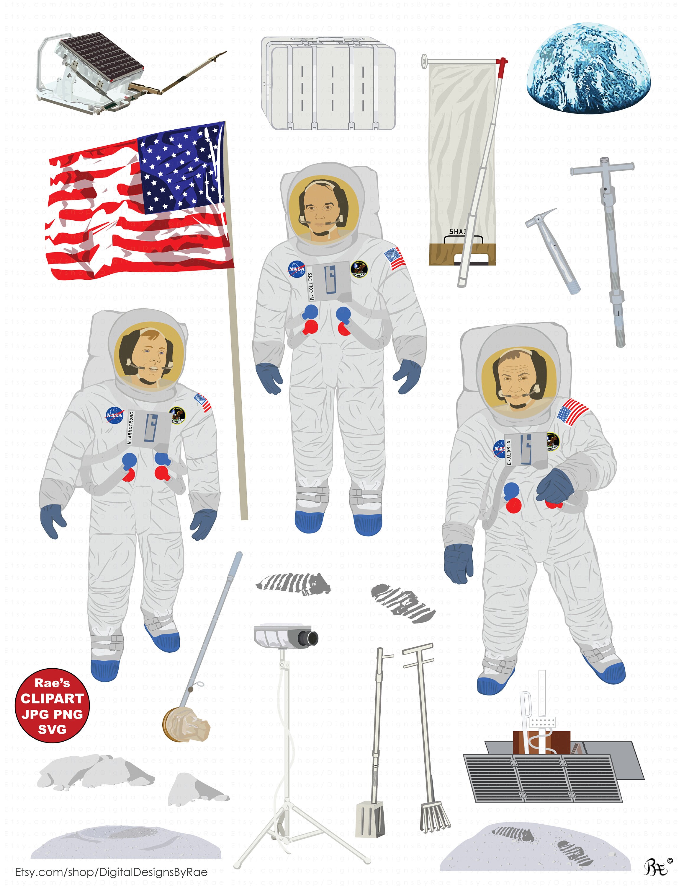 Apollo 11 Papercraft