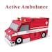 Emergency Vehicles Paper Toy Vehicle Models Set of 3 - Etsy