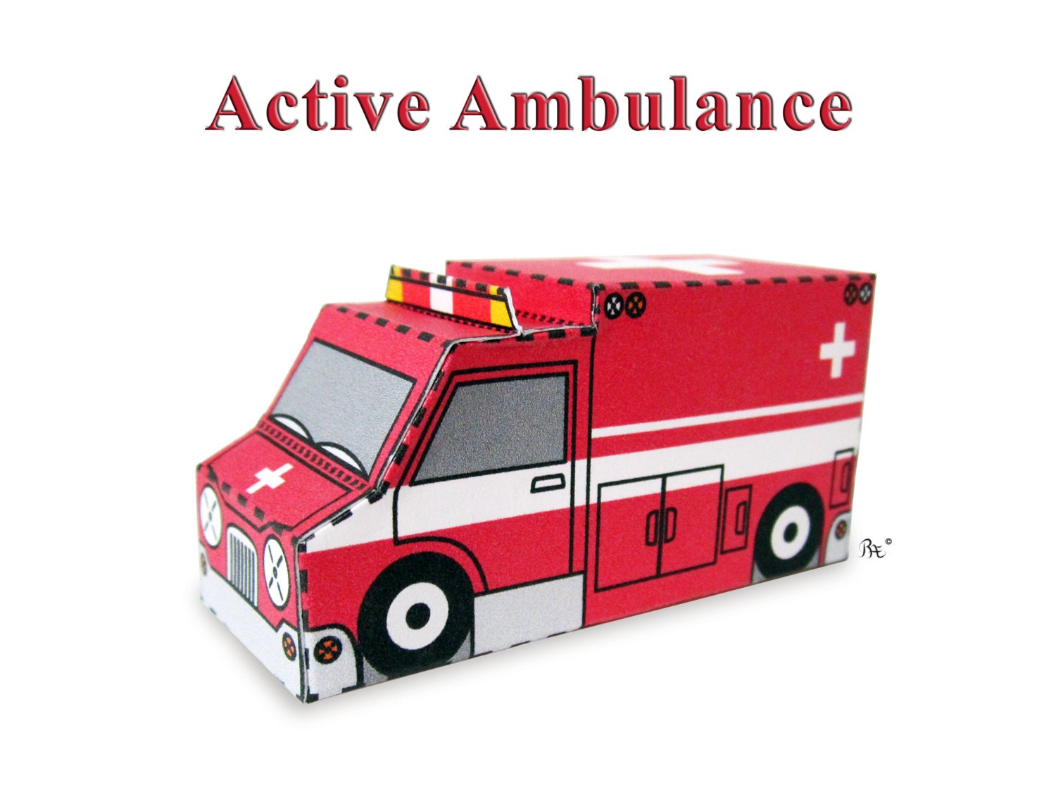 Emergency Vehicles Paper Toy Vehicle Models Set of 3 - Etsy