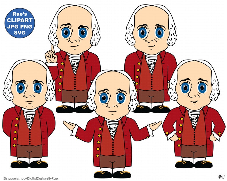 President John Adams Clipart Set With Thomas Jefferson and - Etsy