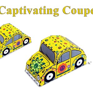 Flower Power Vehicles Paper Toy Car Models Set of 3 - Etsy