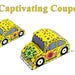 Flower Power Vehicles Paper Toy Car Models Set of 3 - Etsy