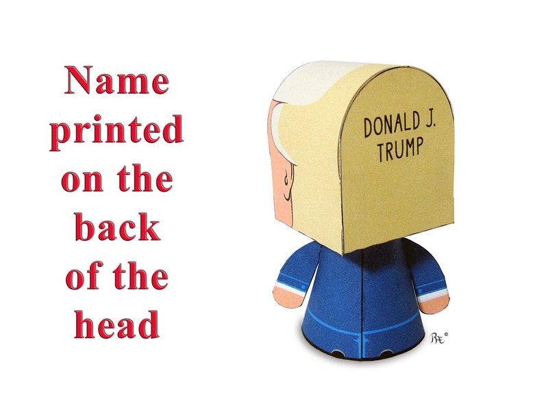 President Donald J Trump Paper Toy Model W/movable Parts - Etsy