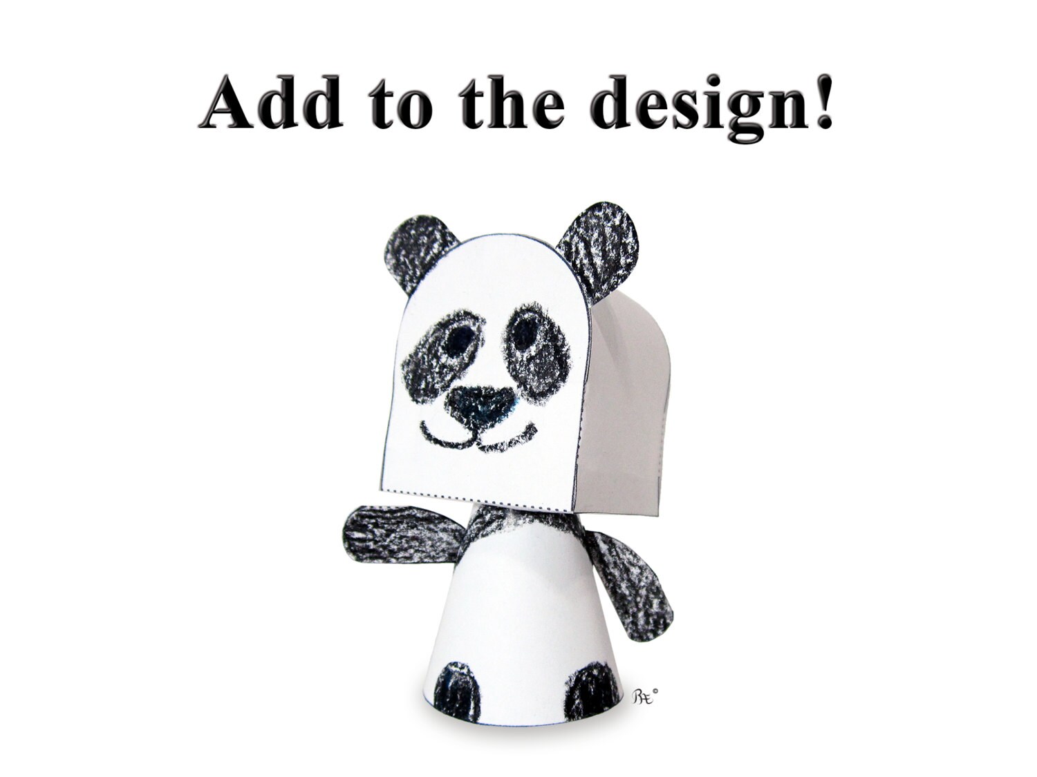 Blank Paper Toy Model Base W/movable Parts - Etsy