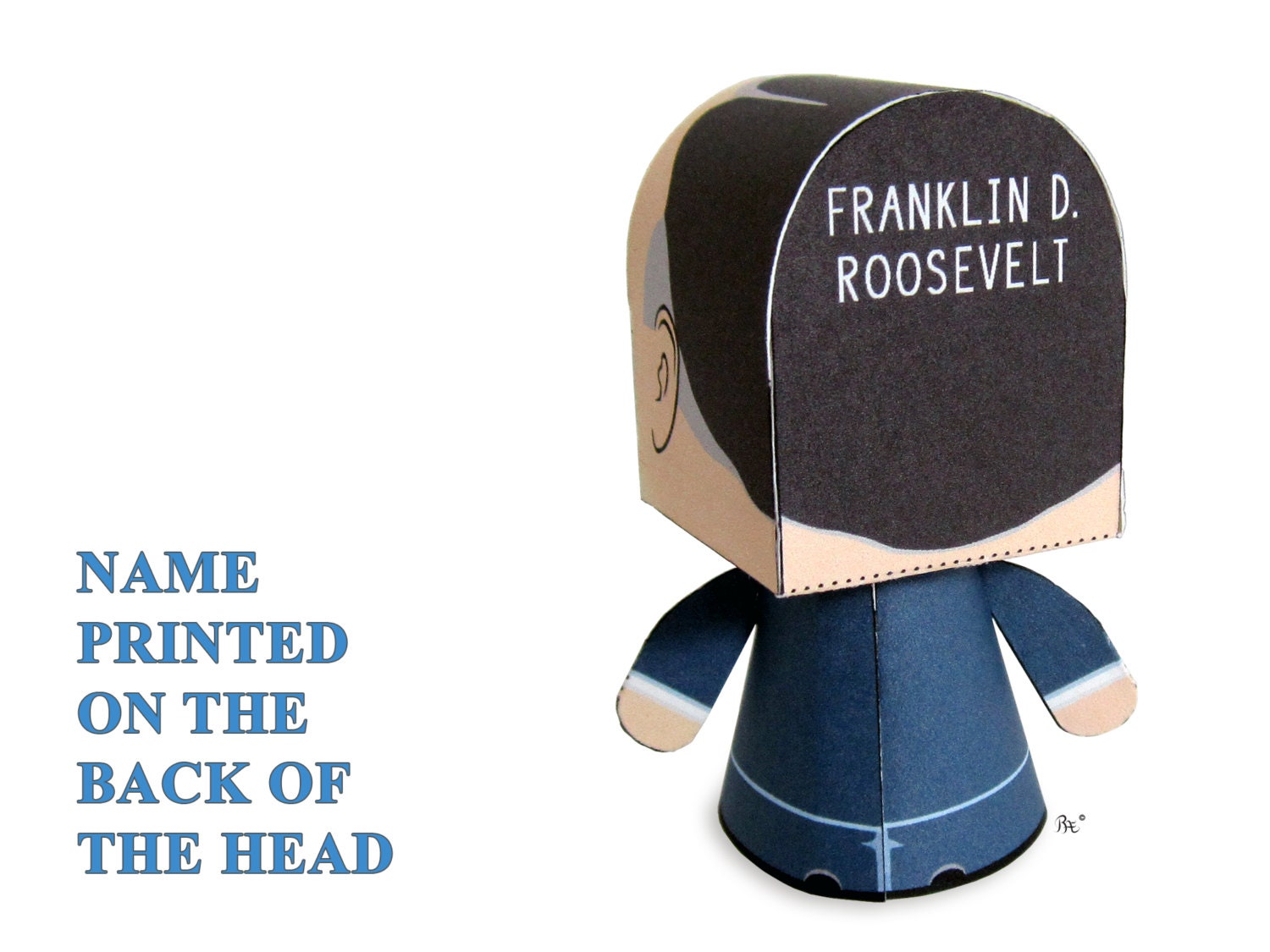 President Franklin D. Roosevelt Paper Toy Model W/movable Parts - Etsy