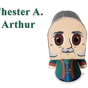 President Chester A. Arthur Paper Toy Model W/movable Parts - Etsy