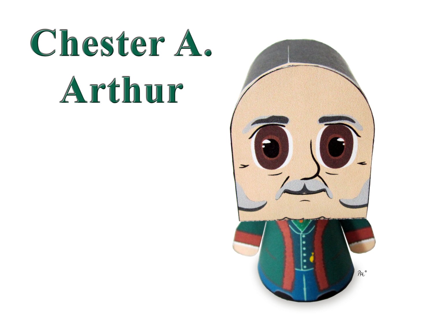 President Chester A. Arthur Paper Toy Model W/movable Parts - Etsy