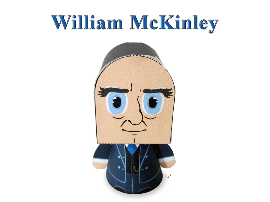 President William Mckinley Paper Toy Model W/movable Parts - Etsy