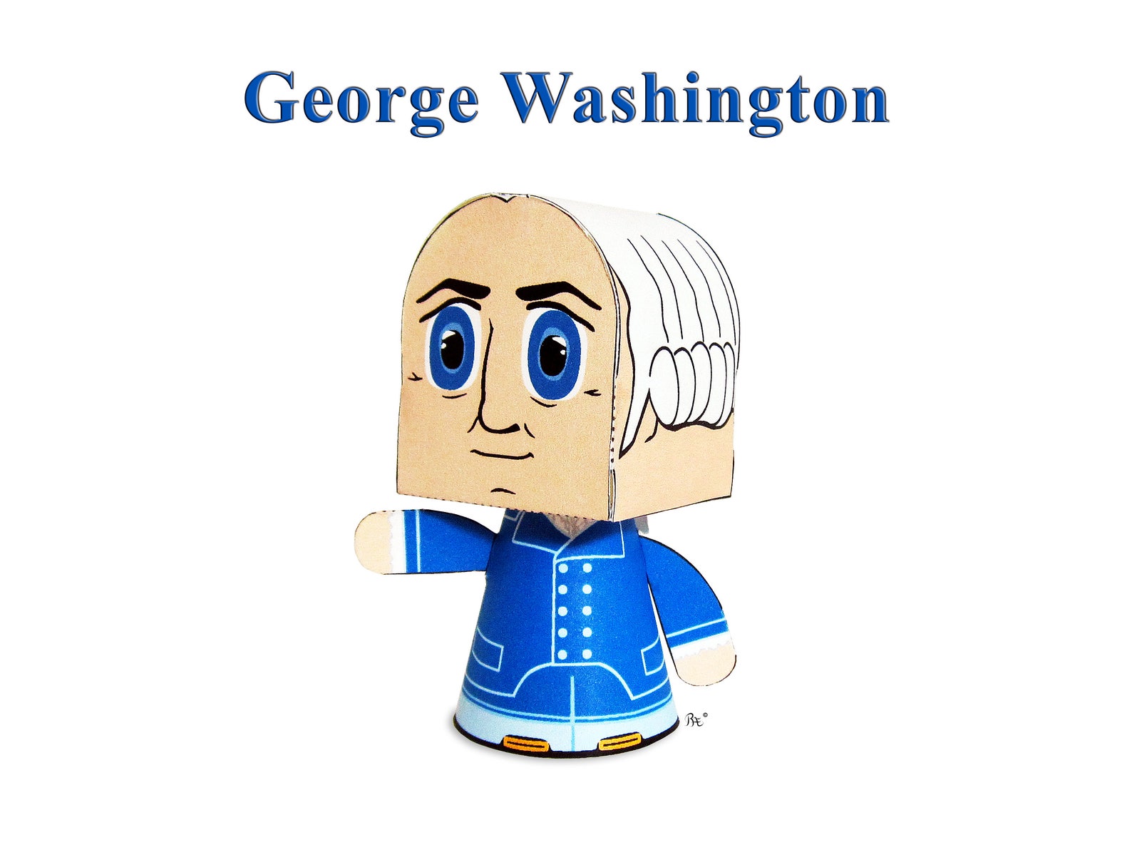 President George Washington Paper Toy Model w/Movable Parts | Etsy