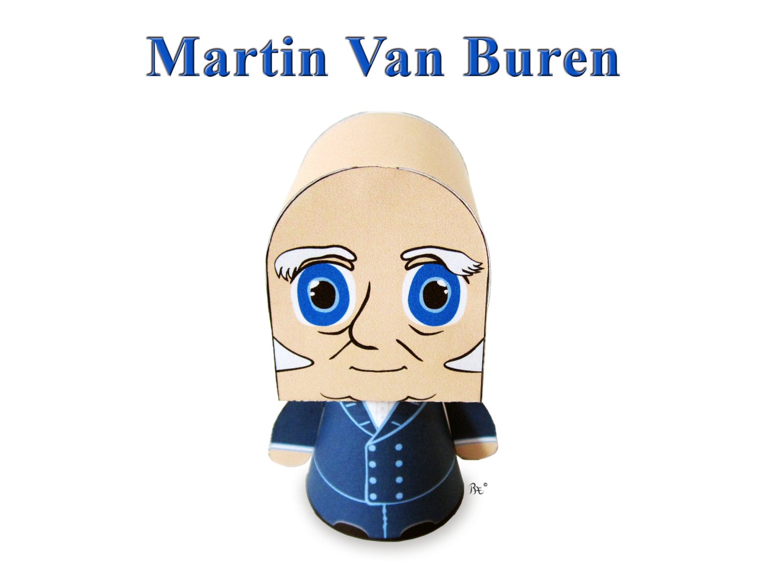 President Martin Van Buren Paper Toy Model W/movable Parts - Etsy