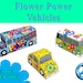 Flower Power Vehicles Paper Toy Car Models Set of 3 - Etsy