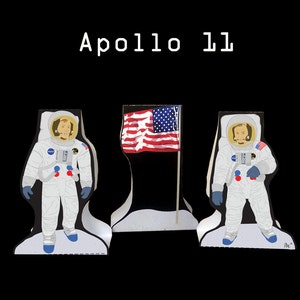 Apollo 11 Paper Toy Model & Educational Playset - Etsy