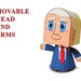 President Donald J Trump Paper Toy Model W/movable Parts - Etsy