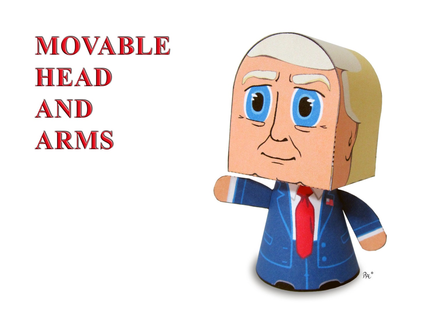 President Donald J Trump Paper Toy Model W/movable Parts - Etsy