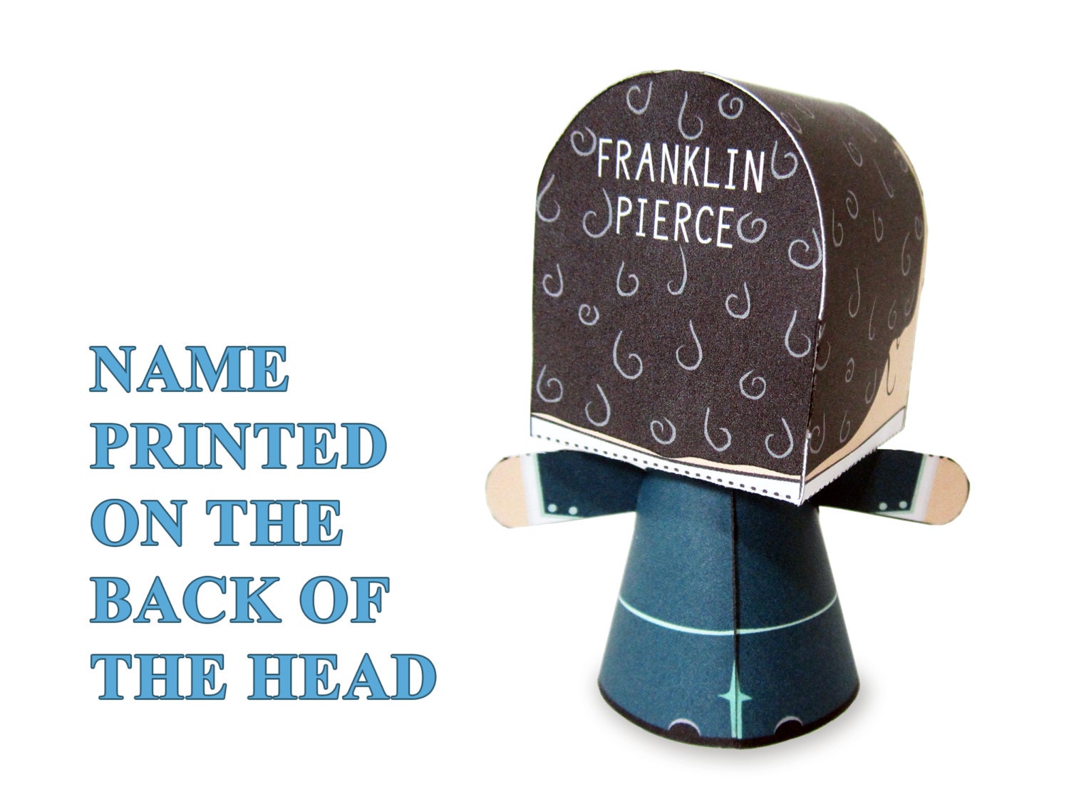 President Franklin Pierce Paper Toy Model W/movable Parts - Etsy