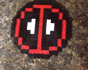 Deadpool Perler Bead | Etsy