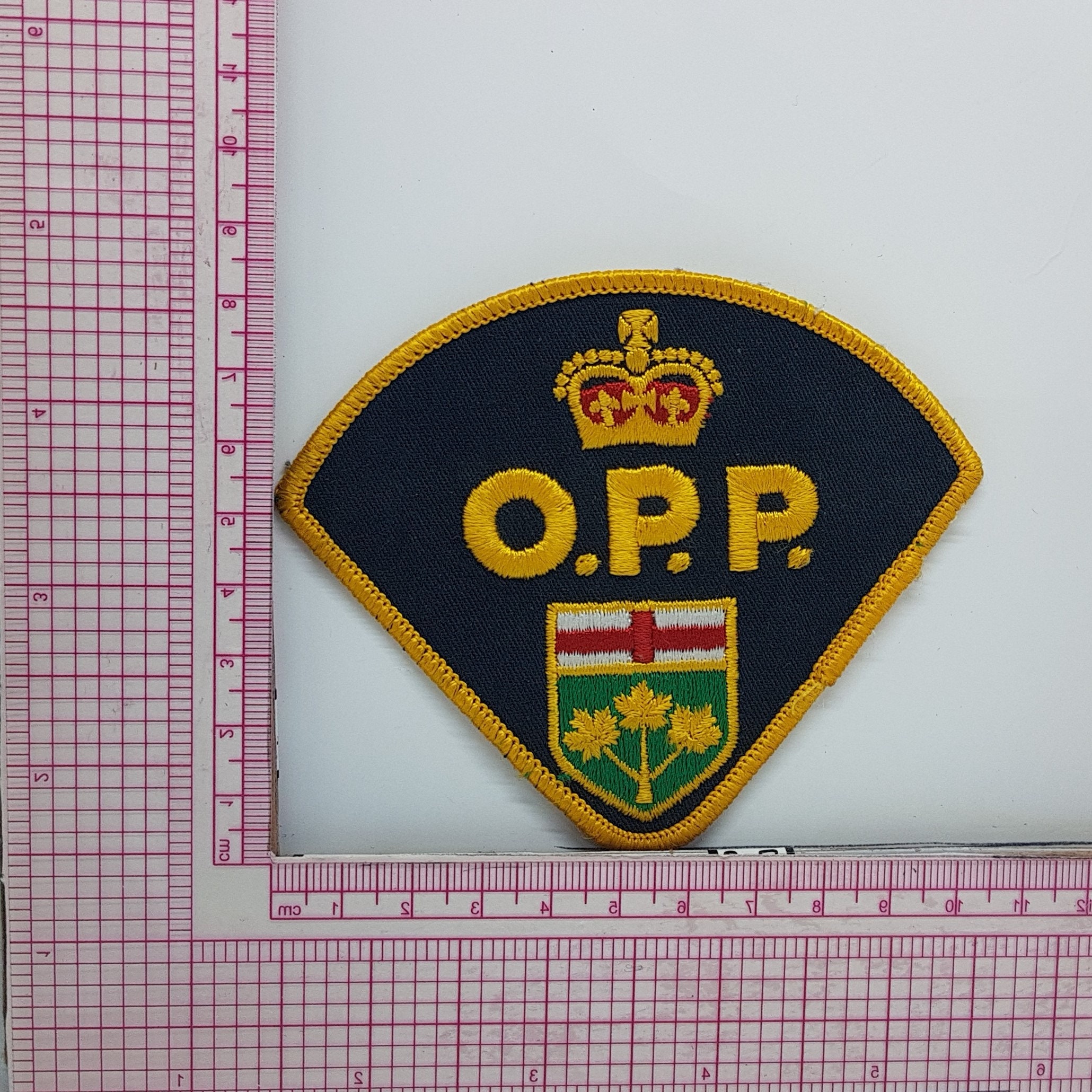 OPP Ontario Provincial Police Canada Patch Applique Crest Sew | Etsy