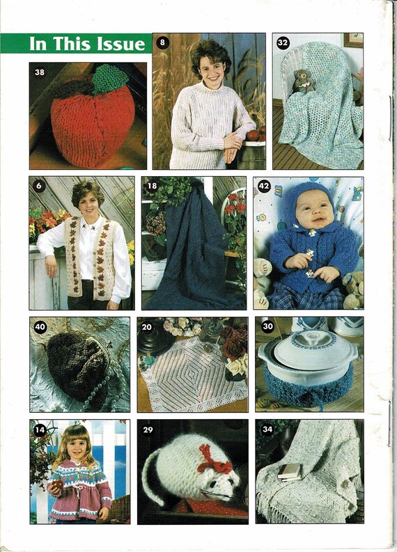 Knitting Digest Magazine Patterns Instruction September 1999 Kits & How ...