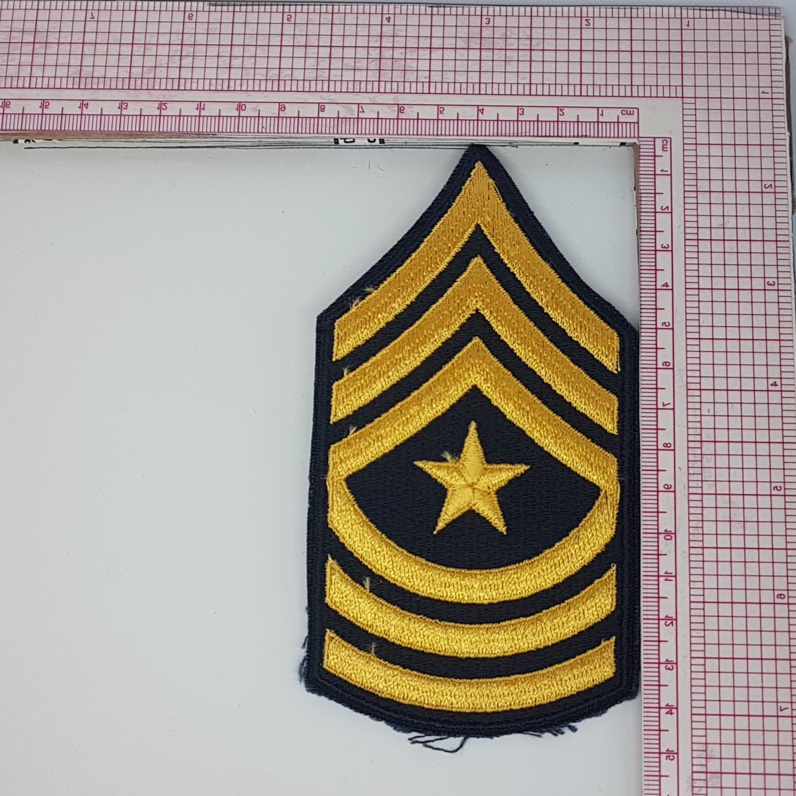 Vintage US Army Sergeant Major Stripes Patch | Etsy