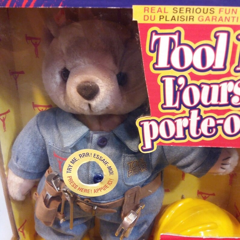 Tool Time Tim Allen Growling Tool Teddy Bear Signature Series | Etsy