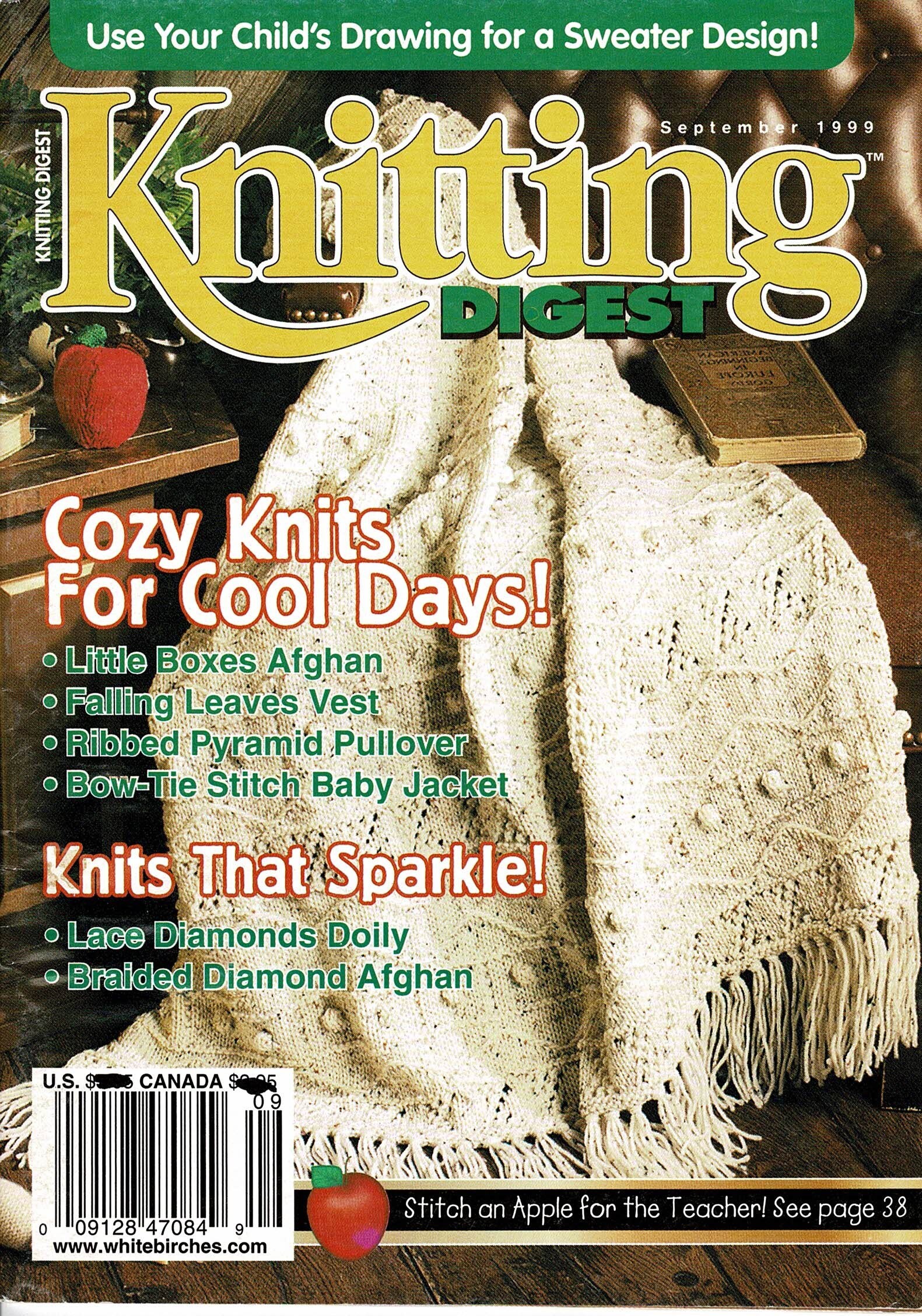 Knitting Digest Magazine Patterns Instruction September 1999 Kits & How ...