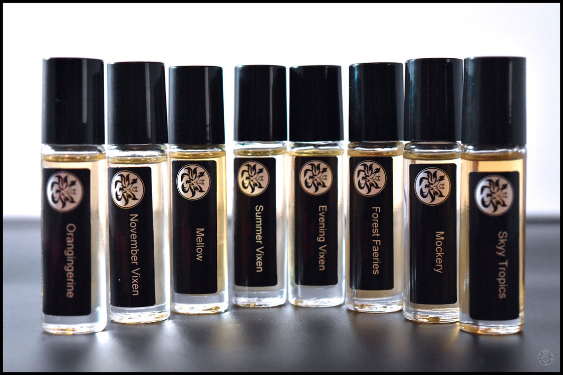Perfume Oil Samples: Choose 3, Testers Edp, Roll on Perfume, Kitsune ...