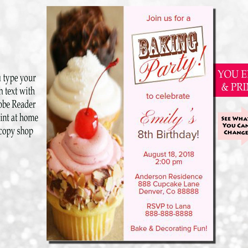 Baking Party - Etsy