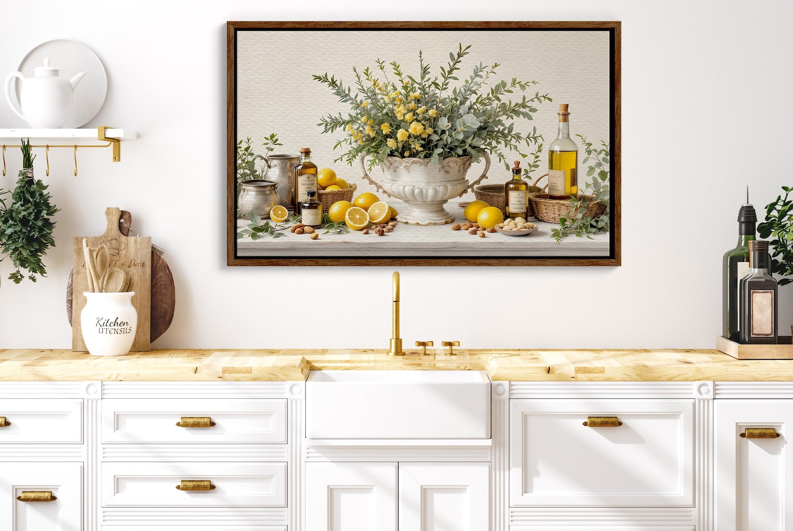 French Country Kitchen Wall Art, Kitchen Wall Art Décor, Artful Lemons ...