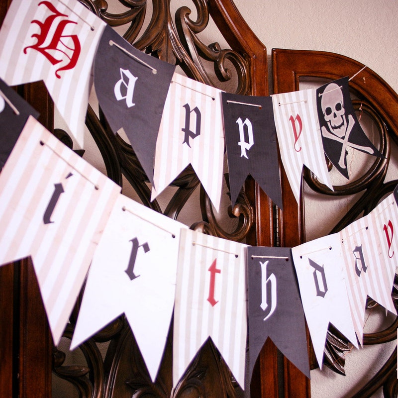 Pirate Banner - Etsy