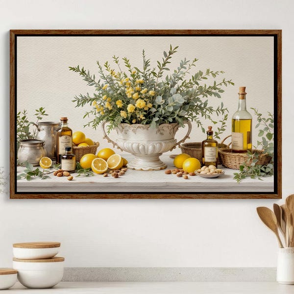 Yellow Kitchen Art - Etsy