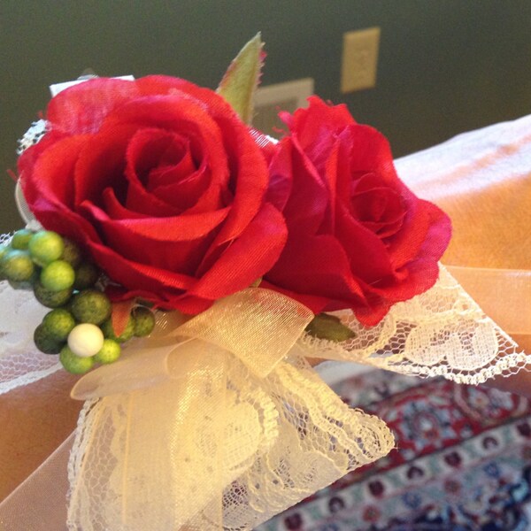 Lace Corsage - Etsy