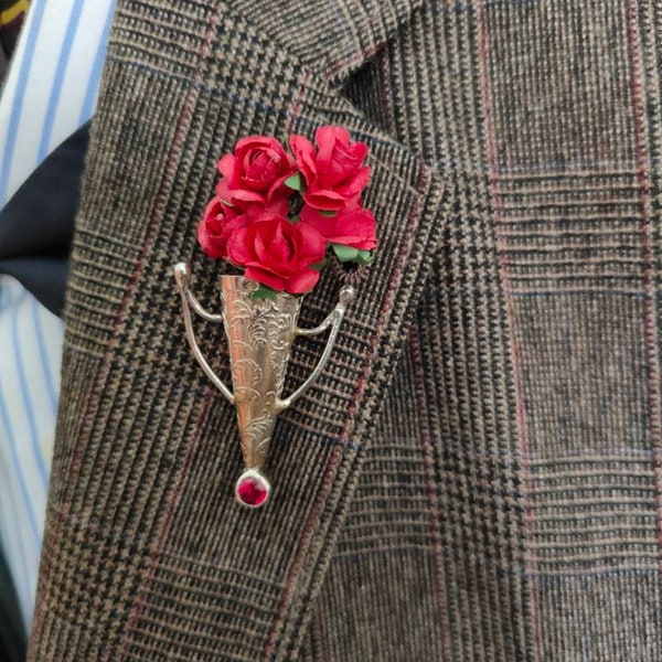 Hercule Poirot Lapel Pin - Etsy